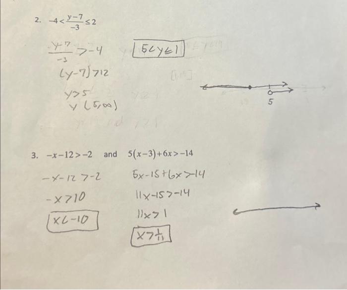 Solved Does anyone know how to graph this on the number | Chegg.com