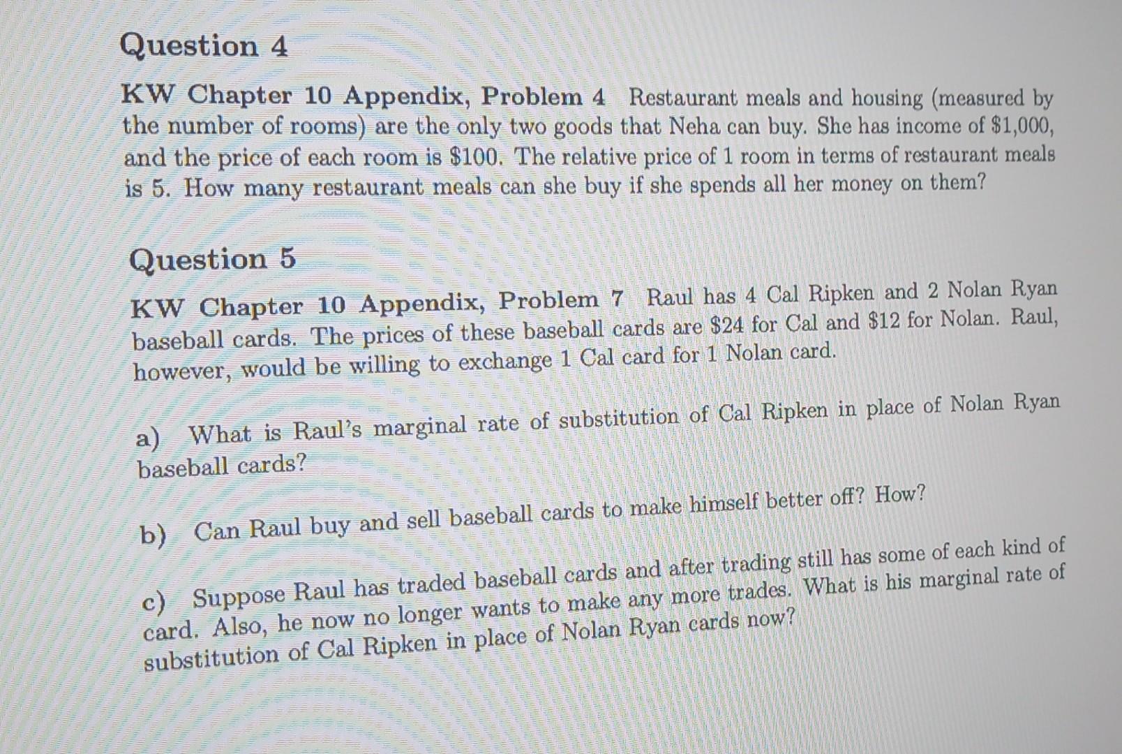 Solved KW Chapter 10, Problem 1 For each of the following | Chegg.com