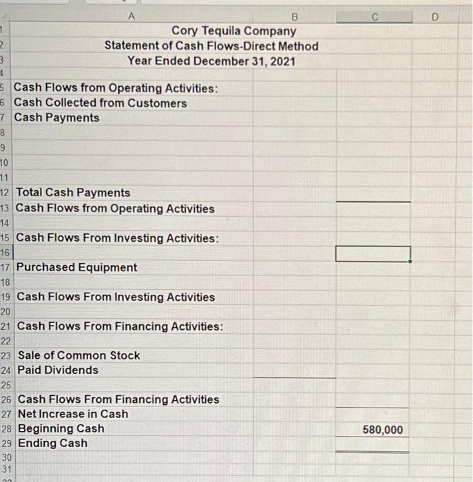 Solved using a comparative balance sheet and a current | Chegg.com
