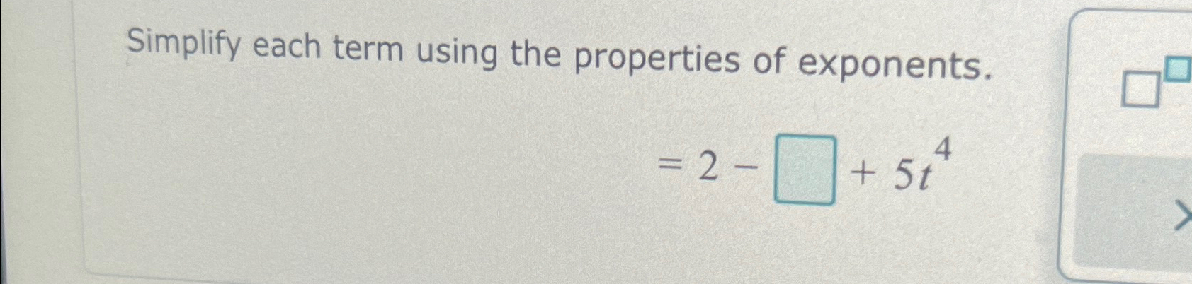 Simplify each term using the properties of | Chegg.com