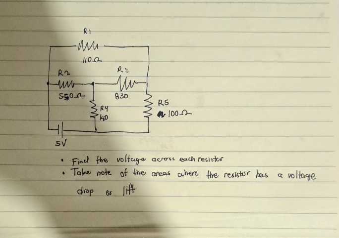 Solved Find the voltage across each resistorTake note of the | Chegg.com