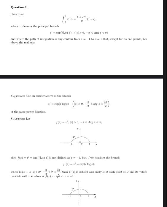 Solved can any one explain why on -pi/2
