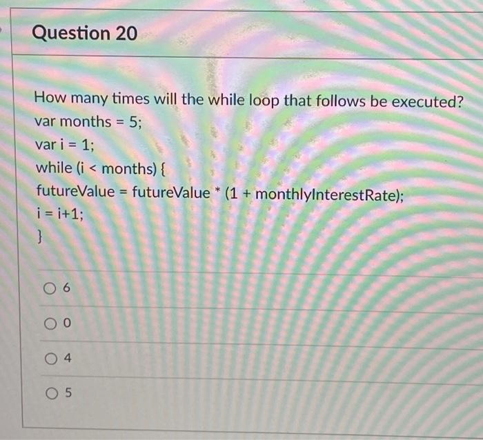 Solved The snippet of code below throws an error. Why? var | Chegg.com