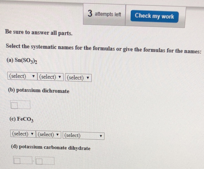 Solved 3 attempts left 3 attempts let Check my work Click in | Chegg.com Solved 3 attempts left 3 attempts let Check my work Click in | Chegg.com
