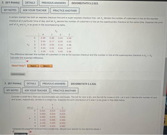 Solved A certain market has both an express checkout line | Chegg.com