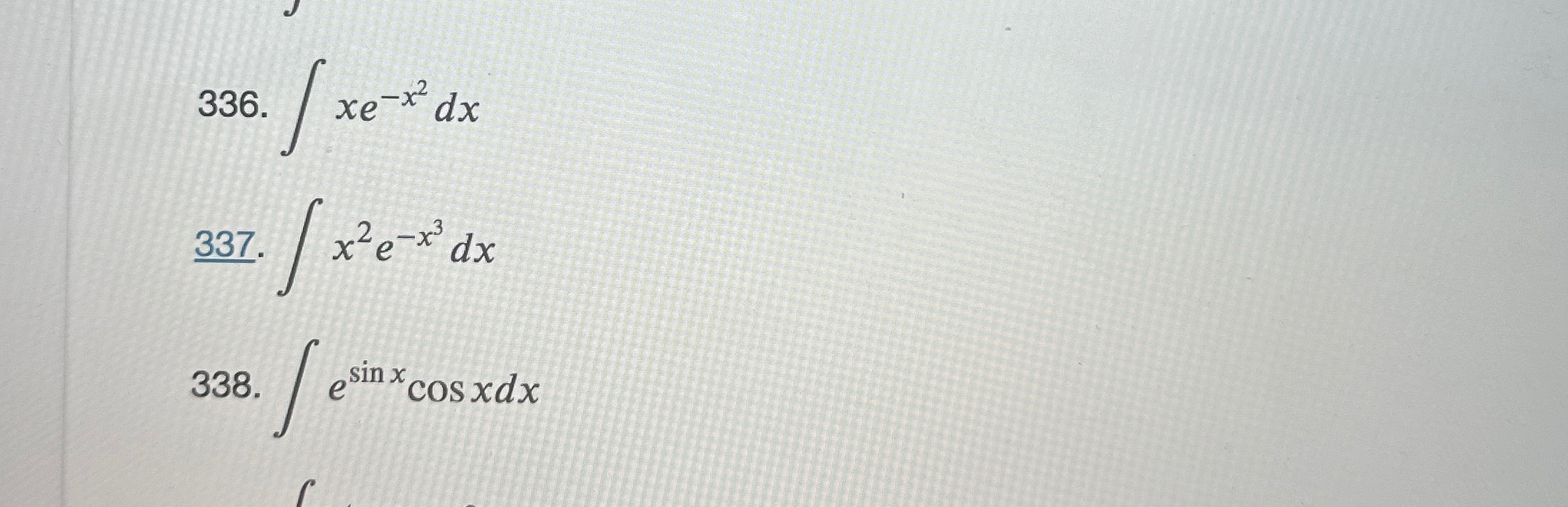 Solved find each indefinite integral by using appropiate | Chegg.com