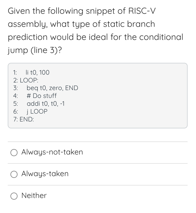 Solved Given the following snippet of RISC-Vassembly, what | Chegg.com