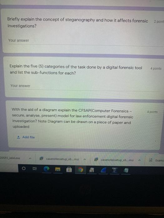 Solved Briefly explain the concept of steganography and how | Chegg.com