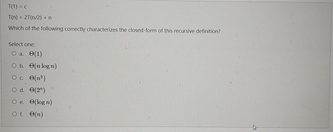 Solved Consider the component algorithm from the textbook. | Chegg.com