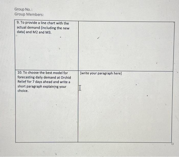 361 Course Project-Part Three Eli Orchid has designed | Chegg.com