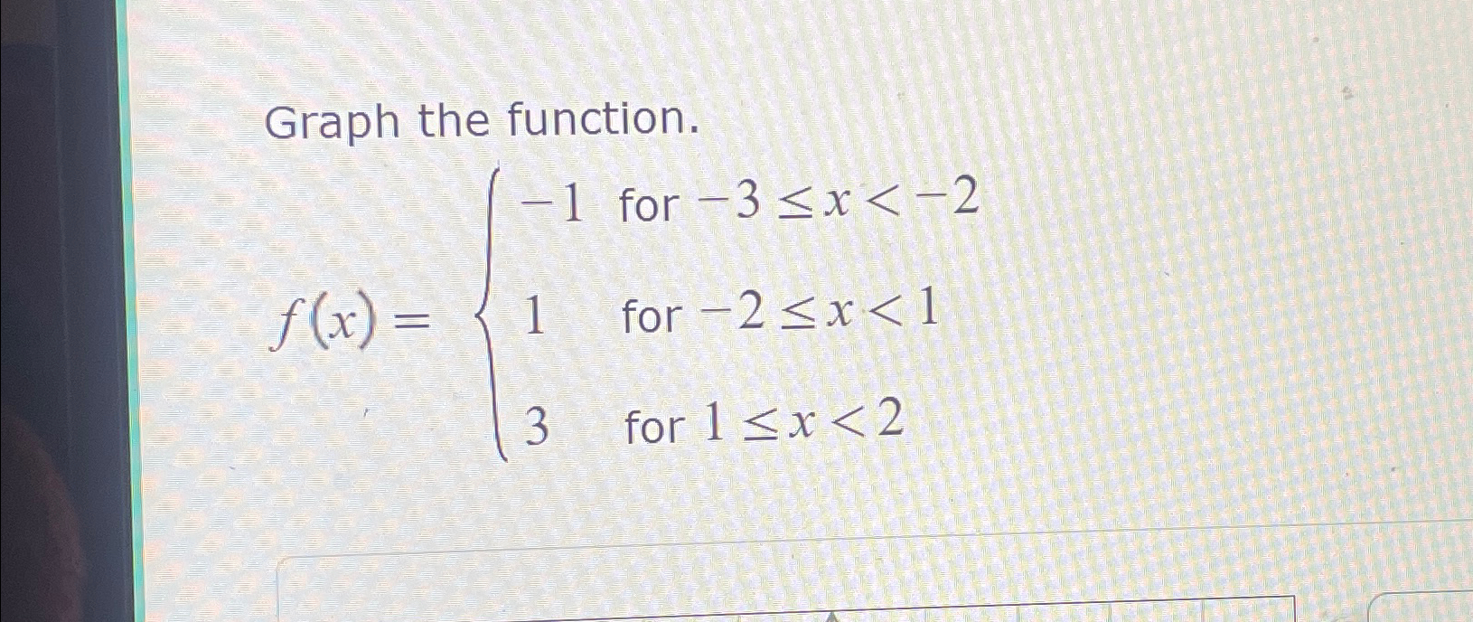 Solved Graph the | Chegg.com