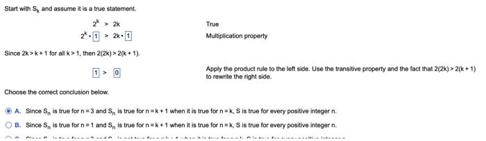 Solved Prove the statement by mathematical induction. 2n>2n, | Chegg.com