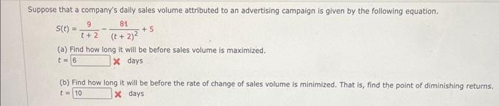 Solved Suppose that a company's daily sales volume | Chegg.com