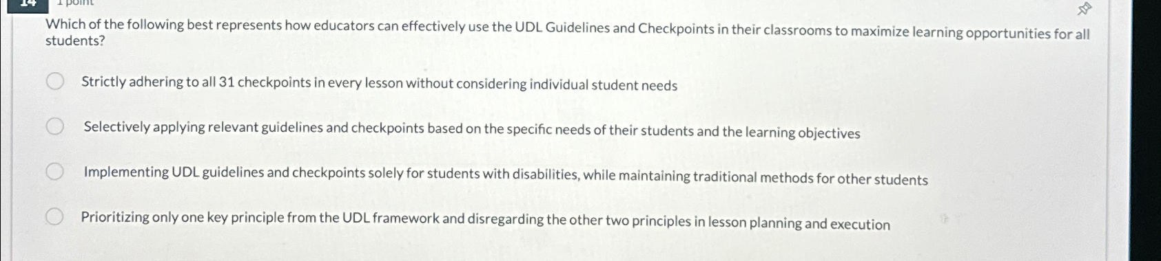 Solved Which of the following best represents how educators | Chegg.com