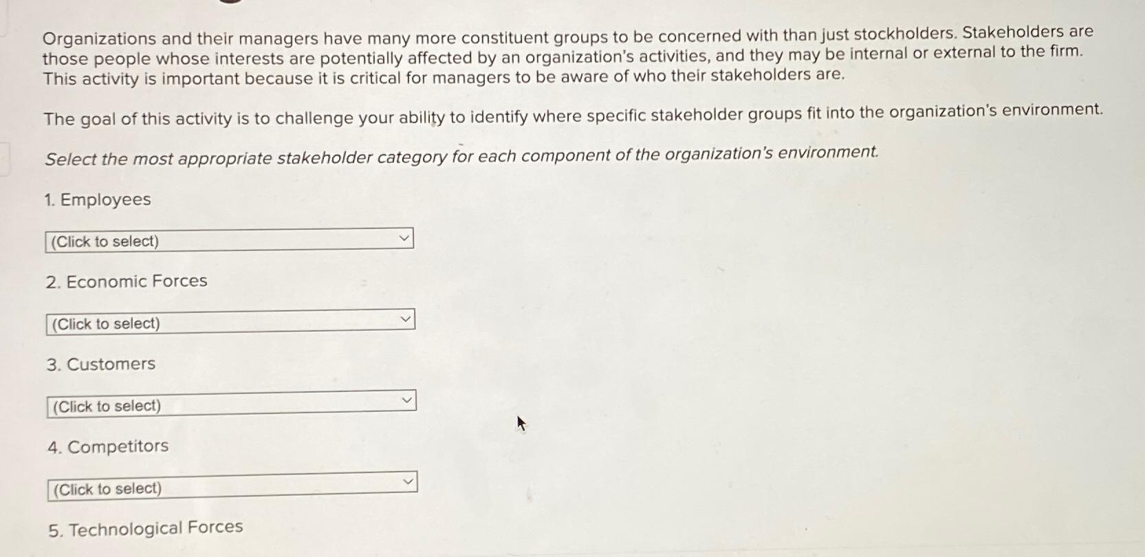 Solved Organizations and their managers have many more | Chegg.com