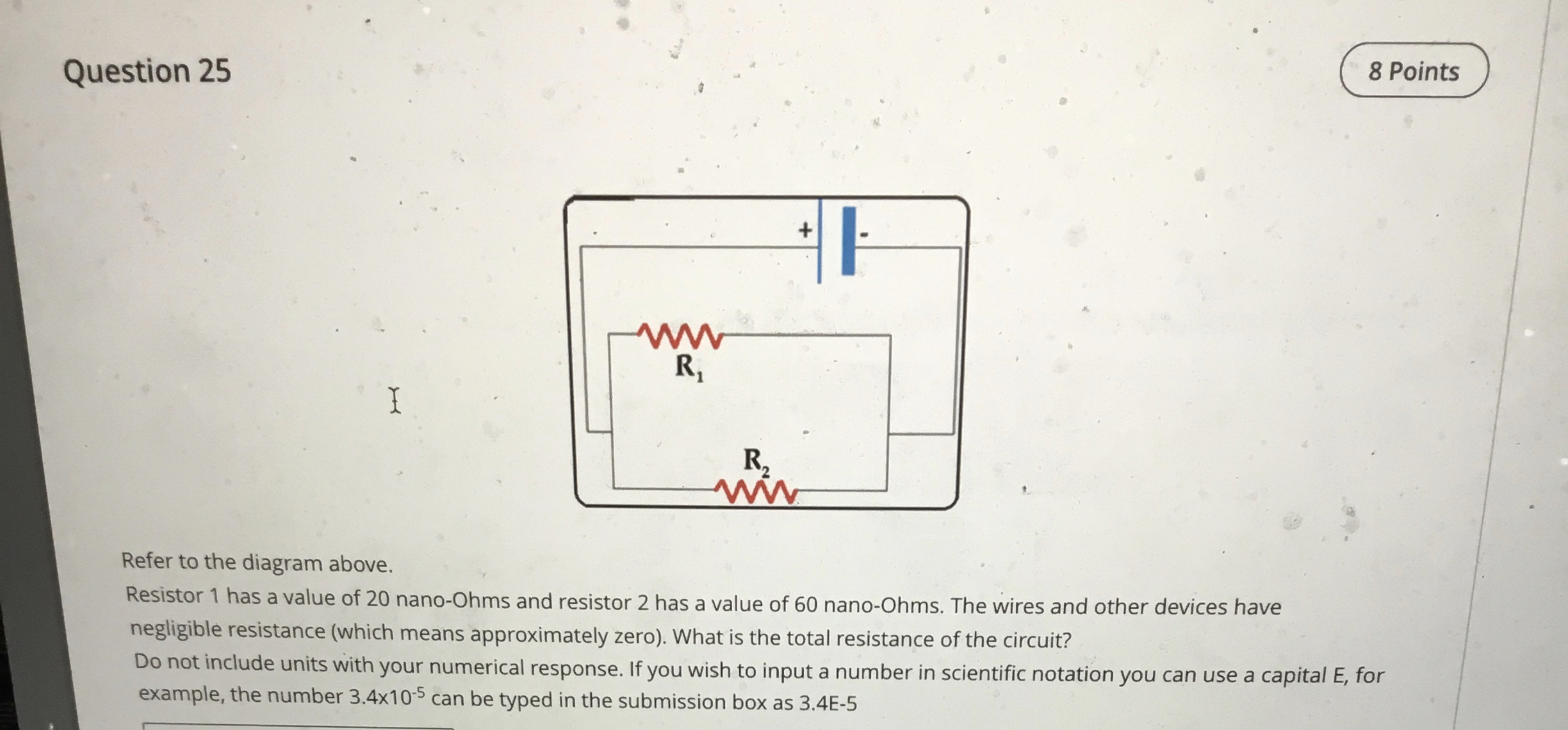 Solved Question 258 ﻿PointsRefer to the diagram | Chegg.com