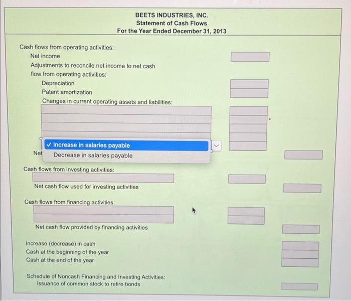 Solved PR 16-2B Statement of cash flows-indirect method The | Chegg.com