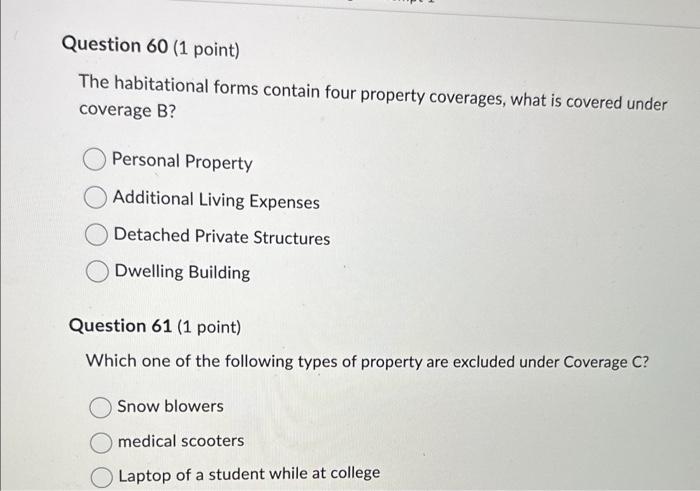 Solved Tornadoes are covered under the named-perils or | Chegg.com