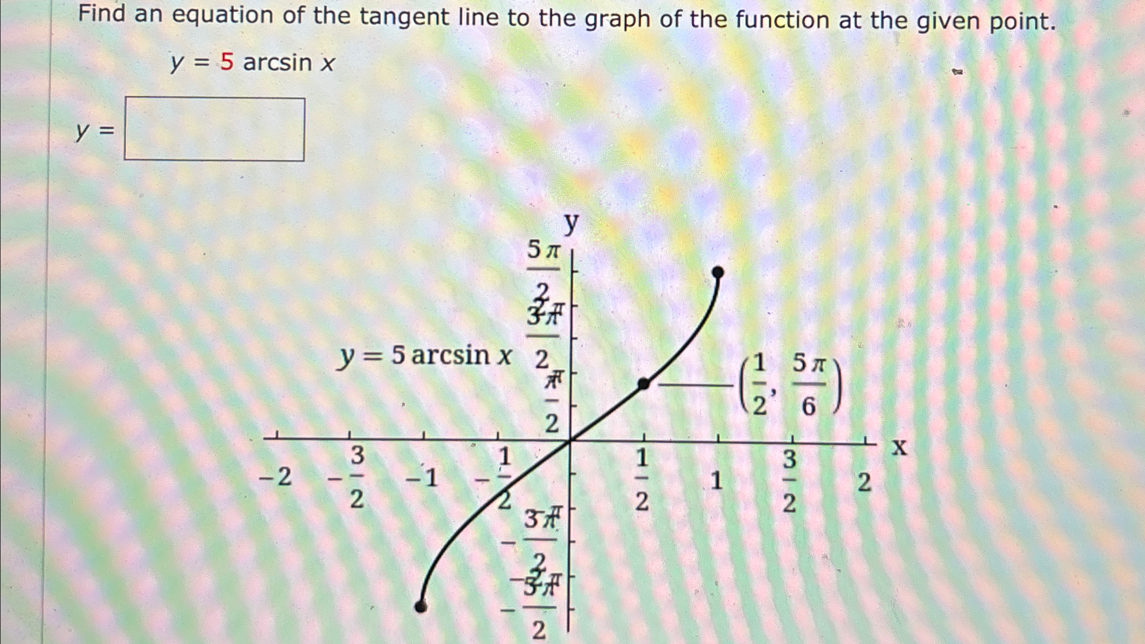 Solved Find an equation of the tangent line to the graph of | Chegg.com