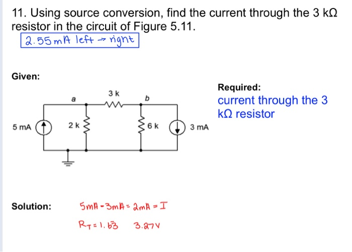 Solved 13. Using source conversion, find Va for the circuit | Chegg.com