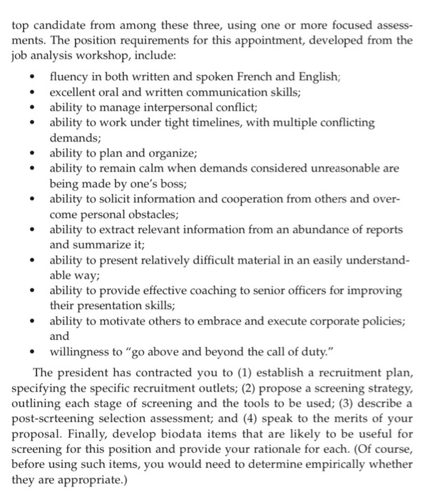 Solved Prepare a structured interview question list | Chegg.com