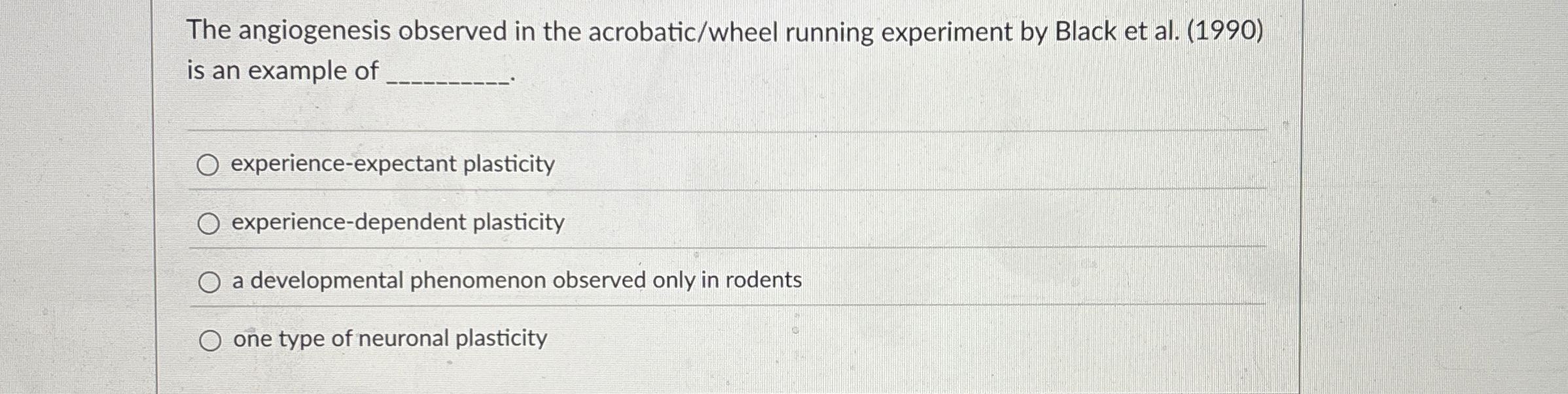 Solved The angiogenesis observed in the acrobatic/wheel | Chegg.com