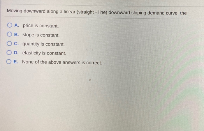 Solved Moving downward along a linear (straight-line) | Chegg.com
