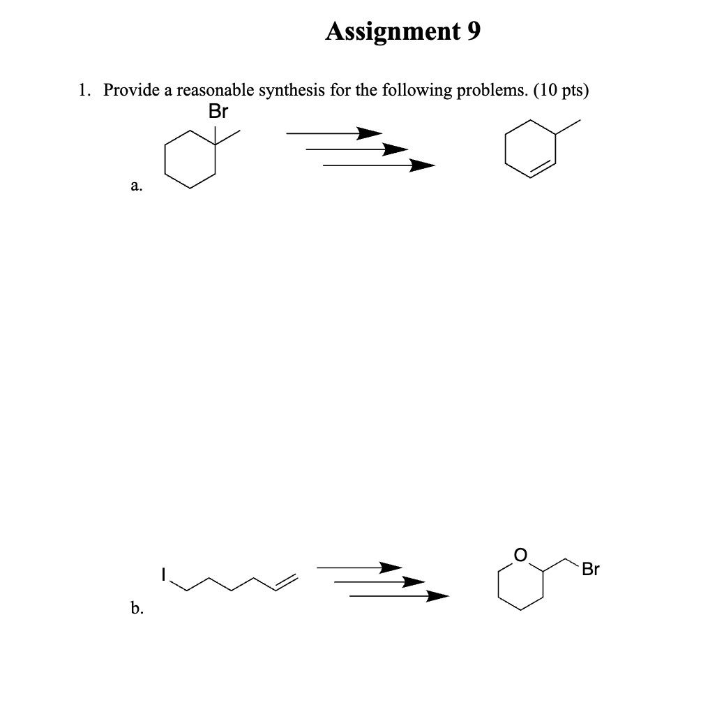 Solved Provide a reasonable synthesis for the following | Chegg.com