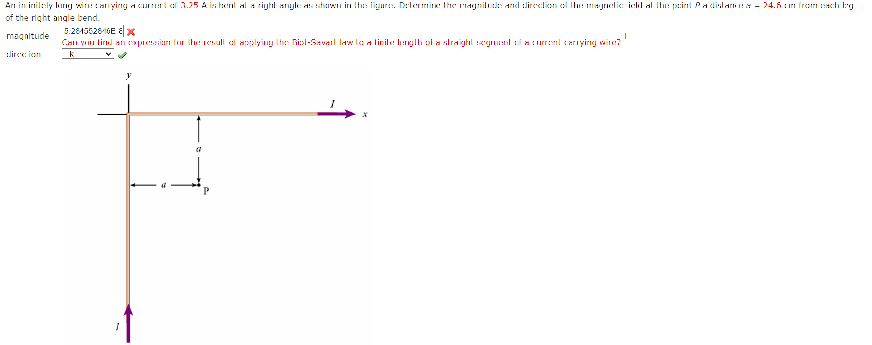 Solved of the right angle bend. direction ,-k,v | Chegg.com