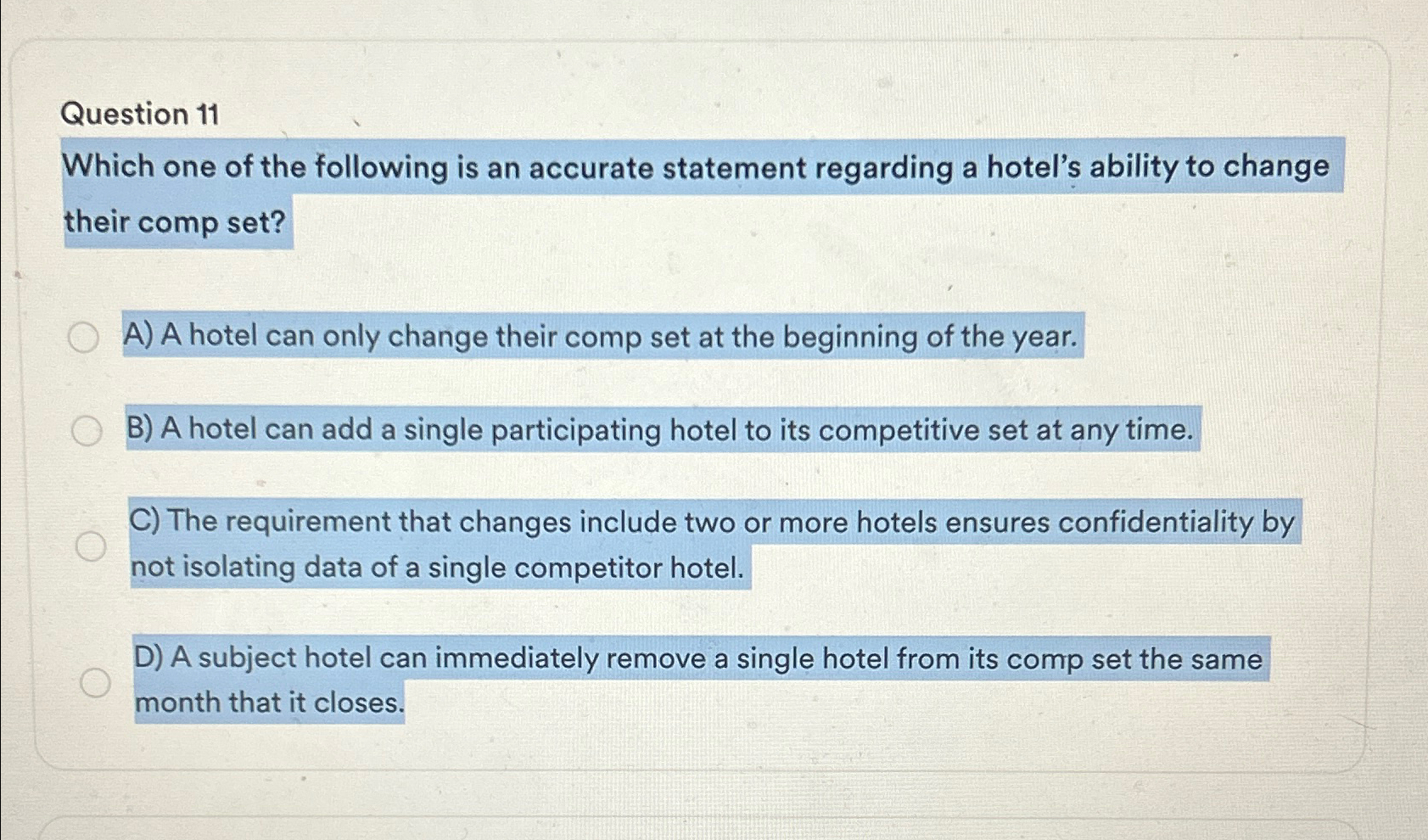 Solved Question 11Which one of the following is an accurate | Chegg.com