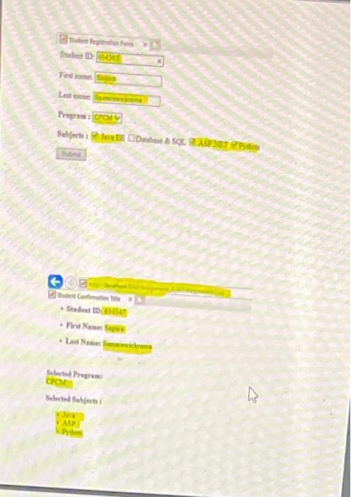 Solved - CPCM - CSD 4464 - Programming Java EE Assignment #3 | Chegg.com