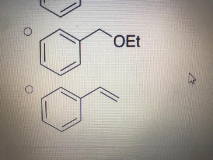 Solved QUESTION 19 What is the product? OTS NaOET O OEt OEt | Chegg.com
