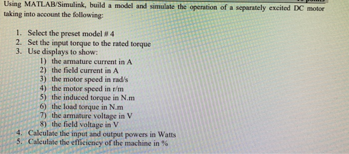 Using MATLAB/Simulink, build a model and simulate the | Chegg.com