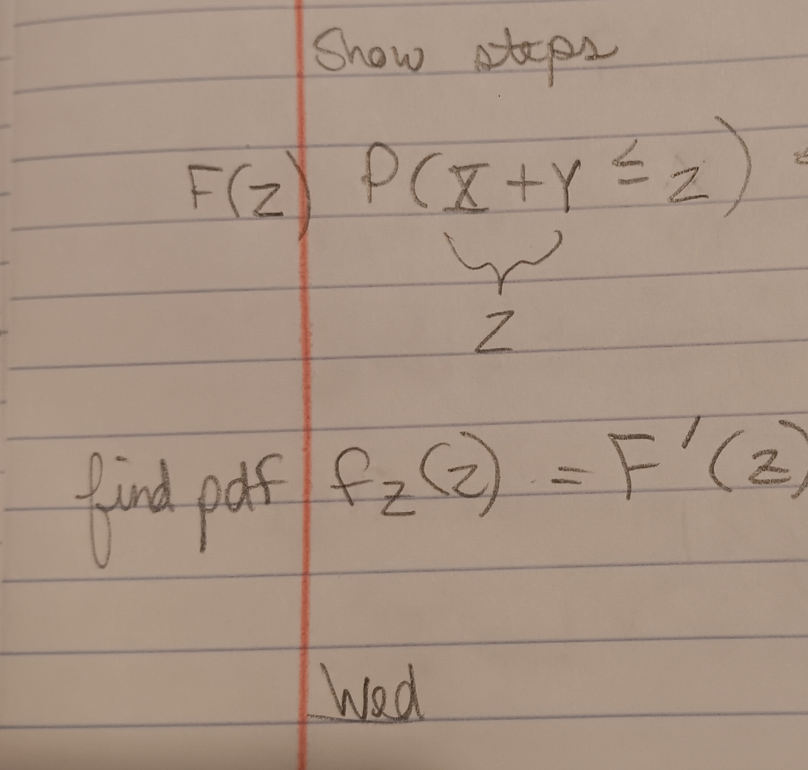 Solved Show stepsfind pdf fz(z)=F'(z)Wed | Chegg.com