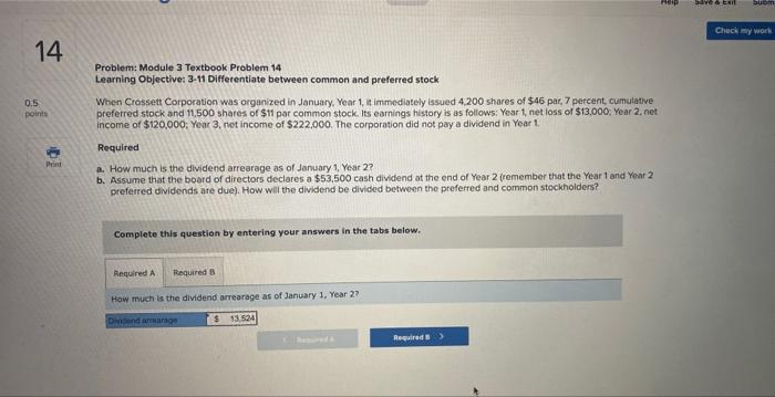 Solved Problem: Module 3 Textbook Problem 14 Learning | Chegg.com