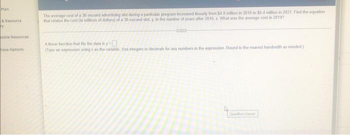 Solved sitale Resiourcest Rinoar hizicton that is thin datio | Chegg.com