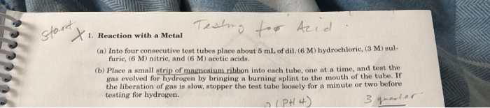 Name (b) What happened to the burning splint when it | Chegg.com