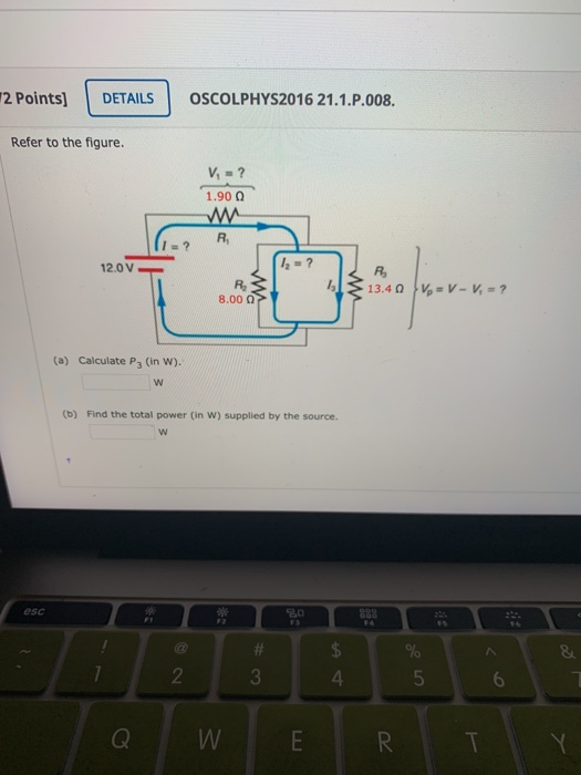 Solved 2 Points Details Oscolphys2016 21 1 P 008 Refer To