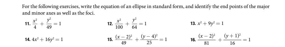 Solved For the following exercises, write the equation of an | Chegg.com