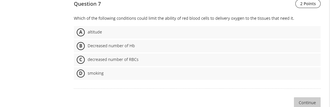 Solved Question 7Which of the following conditions could | Chegg.com