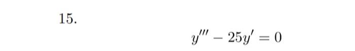 Solved 3 For The Given Ode A Convert The Higher Order Ode
