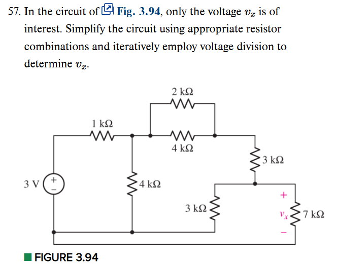 Solved 33. ﻿Determine the voltage ?( v ??) as ﻿labeled | Chegg.com