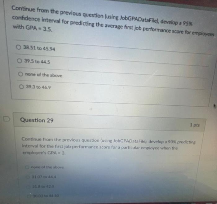 Solved \r\nThe attached data file shows the first job | Chegg.com
