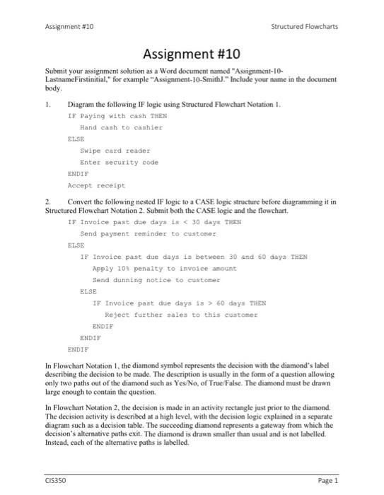 Solved body. 1. Diagram the following IF logic using | Chegg.com