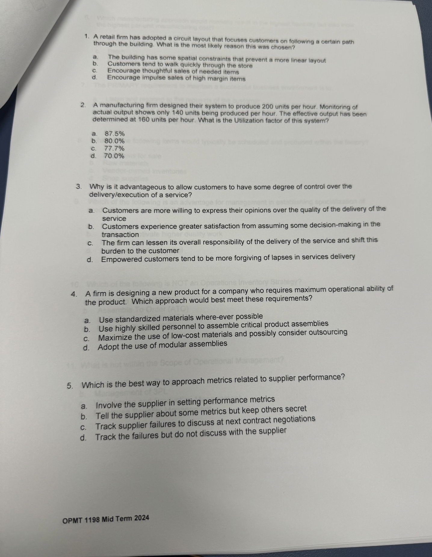 Solved Answer the questionsA retail firm has adopted a | Chegg.com