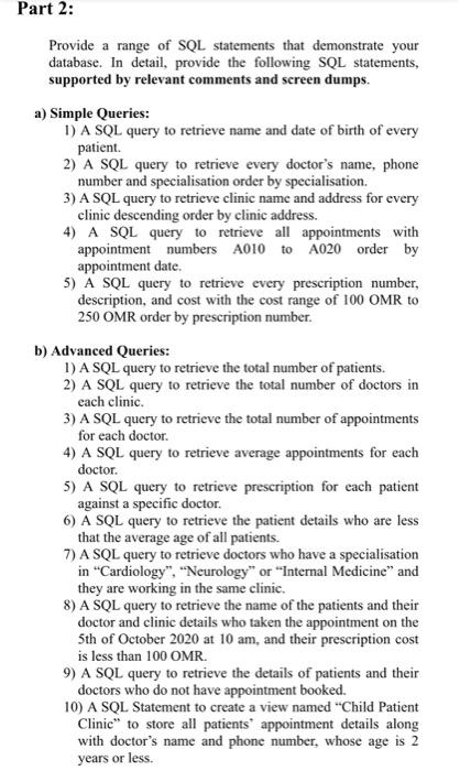 Solved Section 2: Tasks Specification Muscat Private | Chegg.com