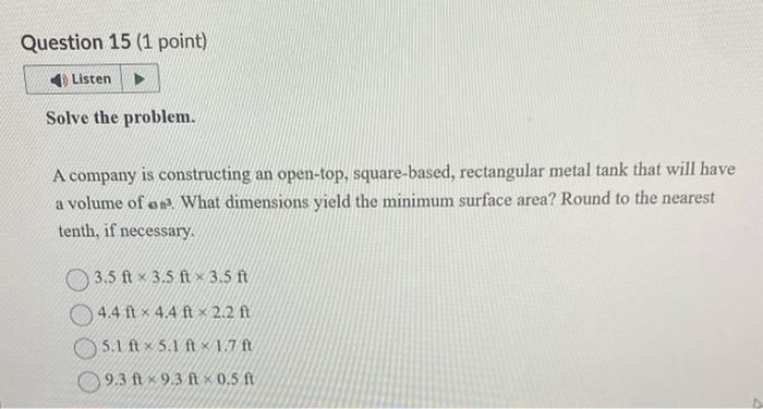 Solved Solve the problem. A company is constructing an | Chegg.com