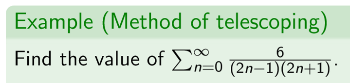 Solved How can you use the method of telescoping to find the | Chegg.com