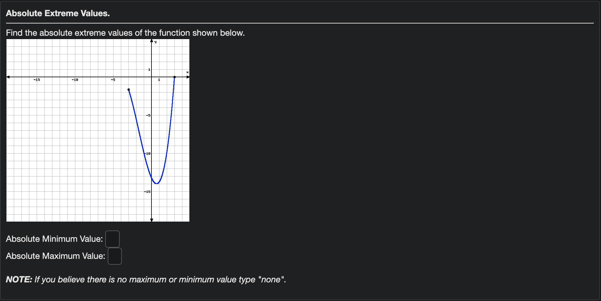 Solved Absolute Extreme Values.Find the absolute extreme | Chegg.com Solved Absolute Extreme Values.Find the absolute extreme | Chegg.com