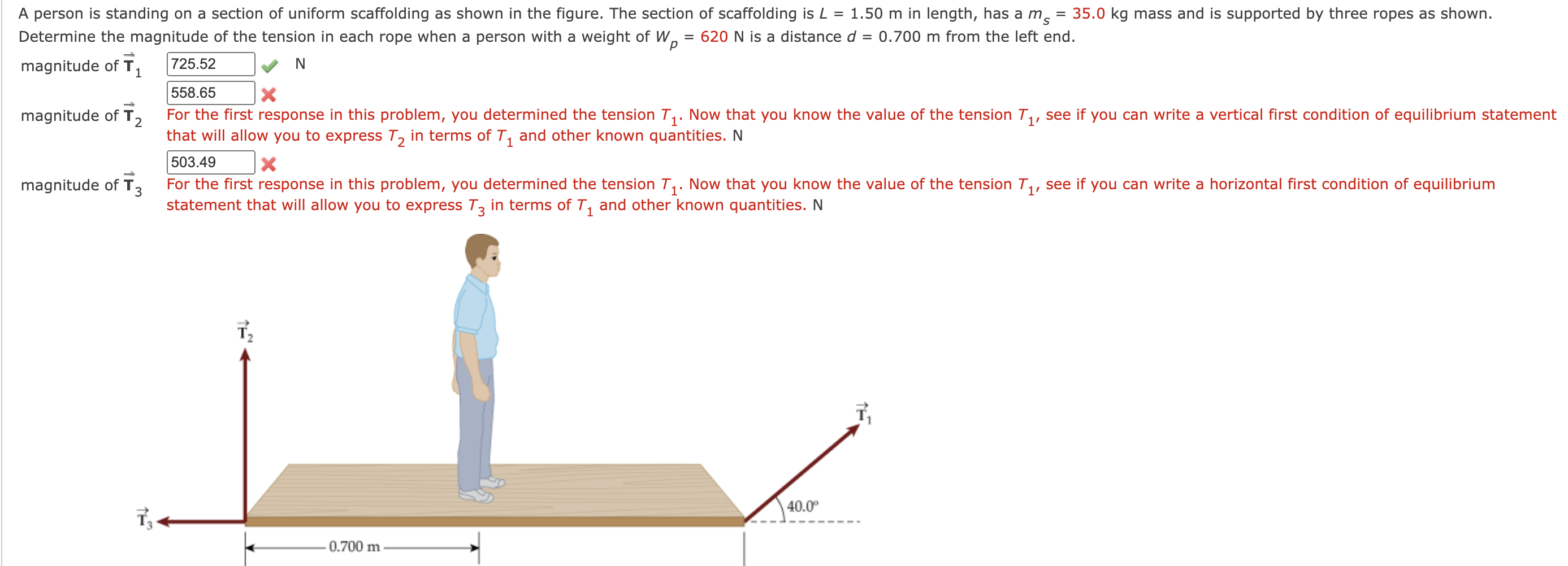 Solved A person is standing on a section of uniform | Chegg.com